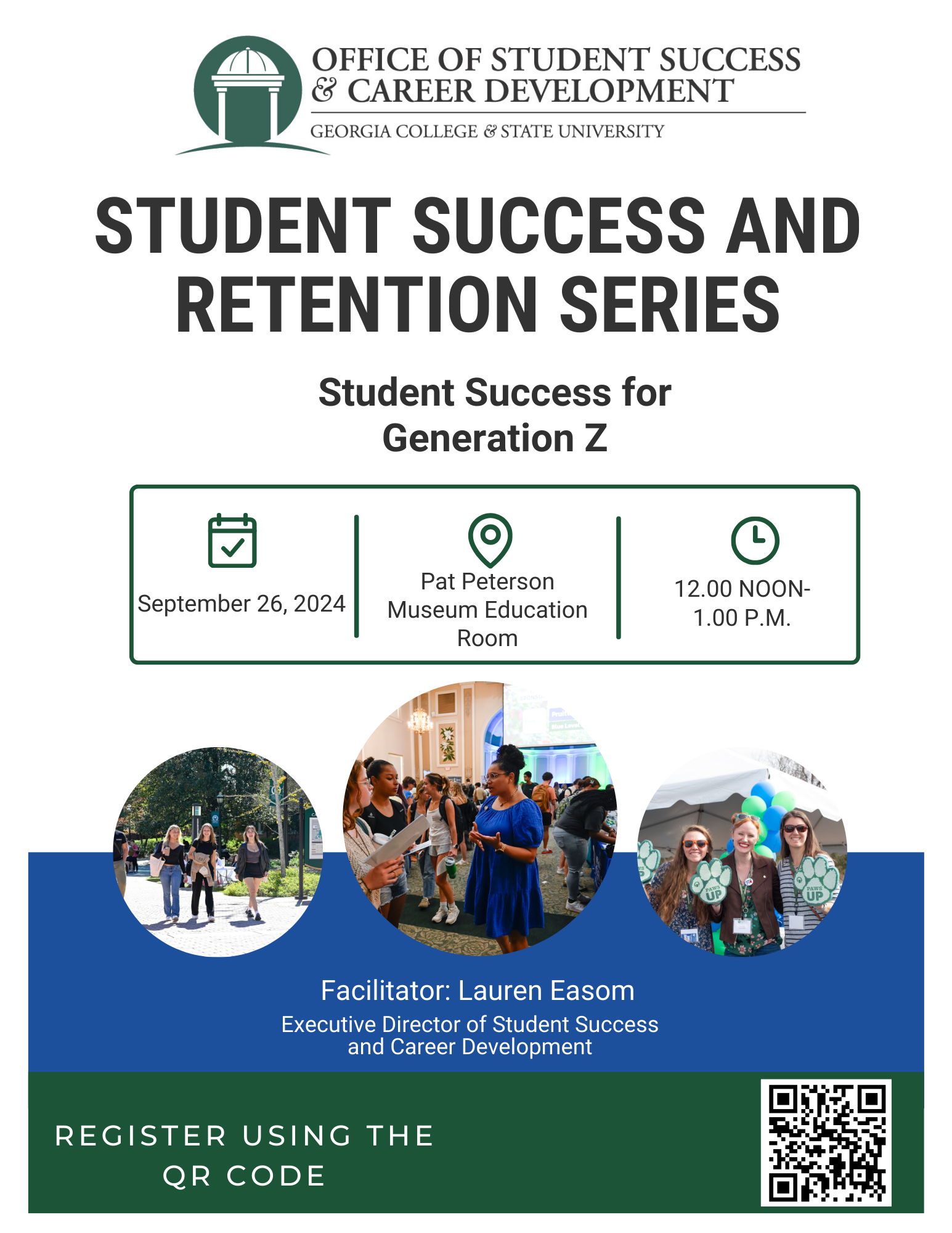 Student Success and Retention Series: Student Success for Generation Z | Front Page
